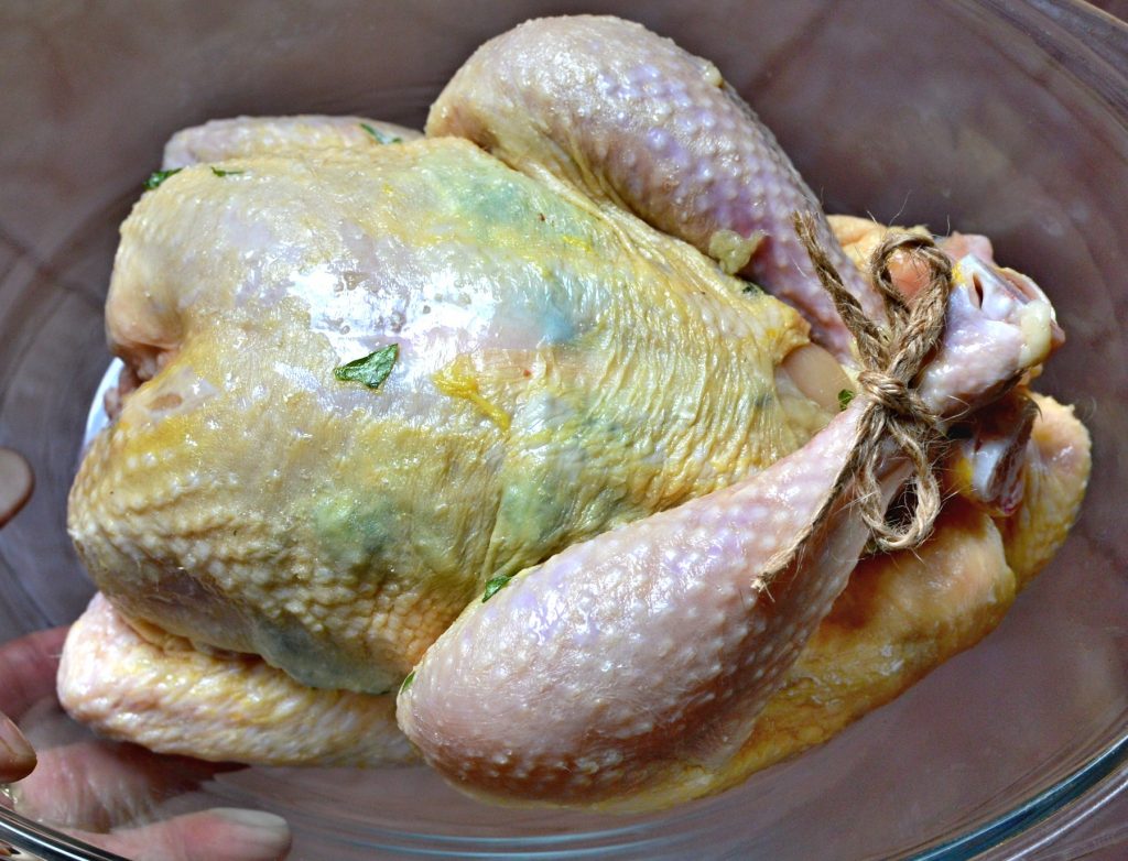 Pečené kuře s bylinkami » MlsnáVařečka.cz